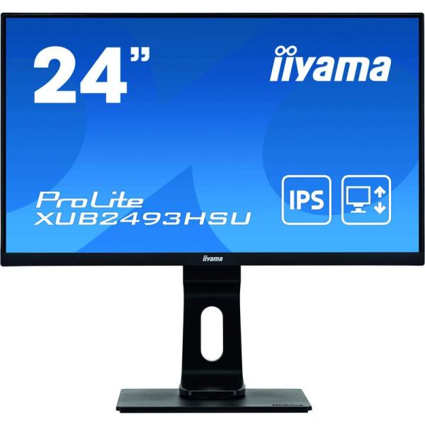 マウスコンピューター iiyama モニター ディスプレイ XUB2493HSU-B1(23.8型/IPS方式ノングレア非光沢/広視野角/昇: 商品のタイトル【中古品】(中古品)＝使用済み中古品です。画像の商品はサンプル画像です。実際に届く...