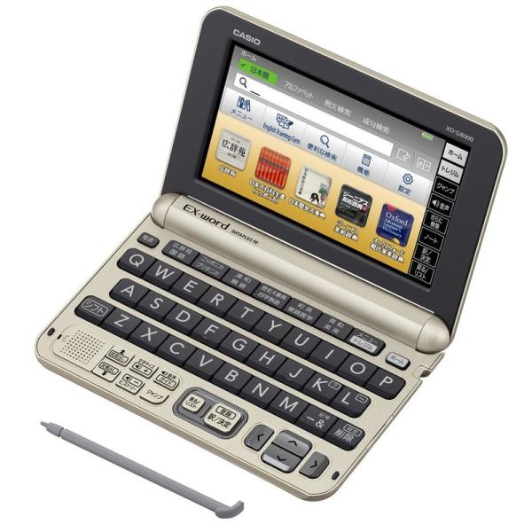 カシオ 電子辞書 エクスワード 生活・ビジネスモデル XD-G8000GD シャンパンゴールド コンテンツ140: 商品のタイトル【中古品】(中古品)＝使用済み中古品です。画像の商品はサンプル画像です。実際に届く商品と異なりますのでご了承下...