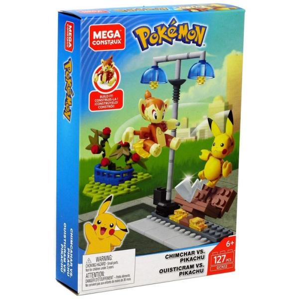 (メガ・コンストラックス) Mega Construx ポケットモンスター プラモデル フィギュア ヒコザル vs. ピカチュウ: 商品のタイトル【中古品】(中古品)＝使用済み中古品です。画像の商品はサンプル画像です。実際に届く商品と異なり...