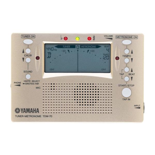 YAMAHA チューナー&amp;メトロノーム TDM-70: 商品のタイトル【中古品】(中古品)＝使用済み中古品です。画像の商品はサンプル画像です。実際に届く商品と異なりますのでご了承下さいませ。※中古品のため、商品のコンディション、ケー...