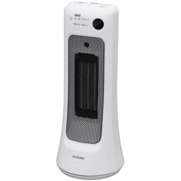 アイリスオーヤマ セラミックファンヒーター 人感センサー付き 首振り PCH-JS12-W: 商品のタイトル【中古品】(中古品)＝使用済み中古品です。画像の商品はサンプル画像です。実際に届く商品と異なりますのでご了承下さいませ。※中古品のた...