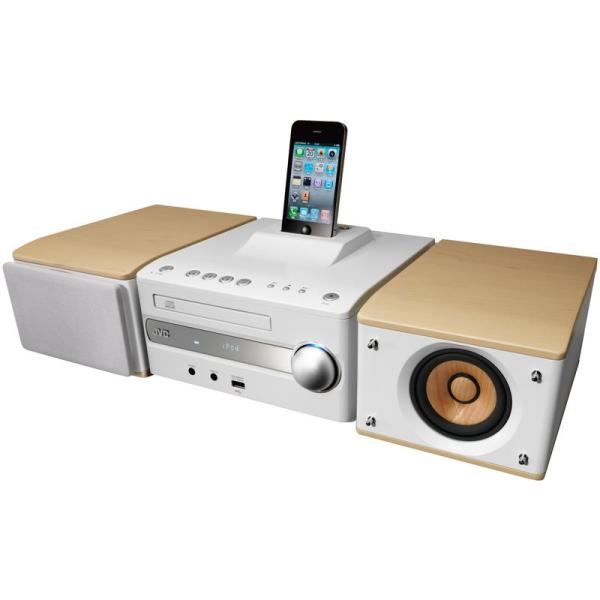 JVC コンポ EX-S1-M ナチュラルウッド: 商品のタイトル【中古品】(中古品)＝使用済み中古品です。画像の商品はサンプル画像です。実際に届く商品と異なりますのでご了承下さいませ。※中古品のため、商品のコンディション、ケース、説明書等...