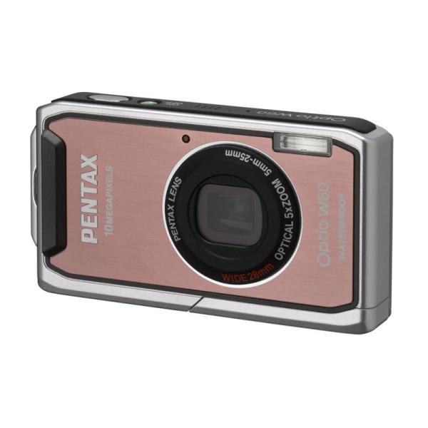 Pentax Optio W60 10MP 防水デジタルカメラ 5倍光学ズームと2.5インチLCD(ピンク): 商品のタイトル【中古品】(中古品)＝使用済み中古品です。画像の商品はサンプル画像です。実際に届く商品と異なりますのでご了承下さい...
