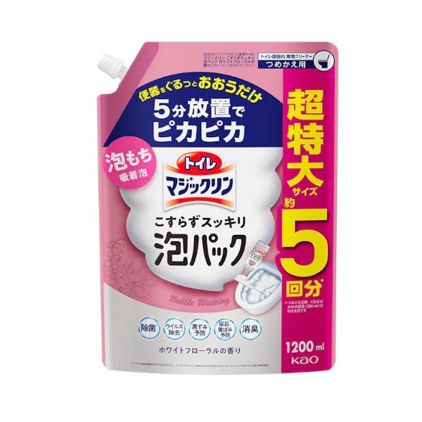 ★パッケージ・商品内容等は、予告なく変更する場合も　ございます。予めご了承ください。★当店では複数の店舗で在庫を共有しております。　在庫切れの場合もございますので予めご了承ください。【商品の特長】泡持ちバツグンの吸着泡で、便器をぐるっとおお...