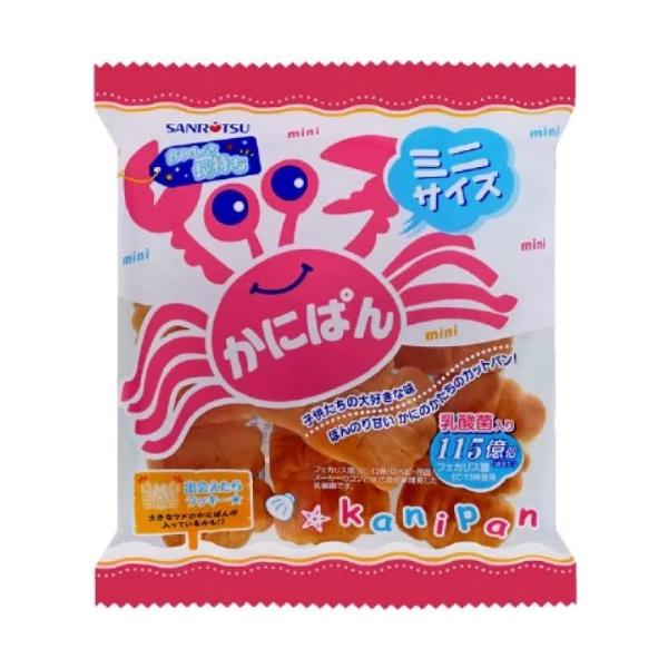 ★パッケージ・商品内容等は、予告なく変更する場合も　ございます。予めご了承ください。★当店では複数の店舗で在庫を共有しております。　在庫切れの場合もございますので予めご了承ください。【商品の特長】かにの形が可愛いミニサイズのカットパンです。...
