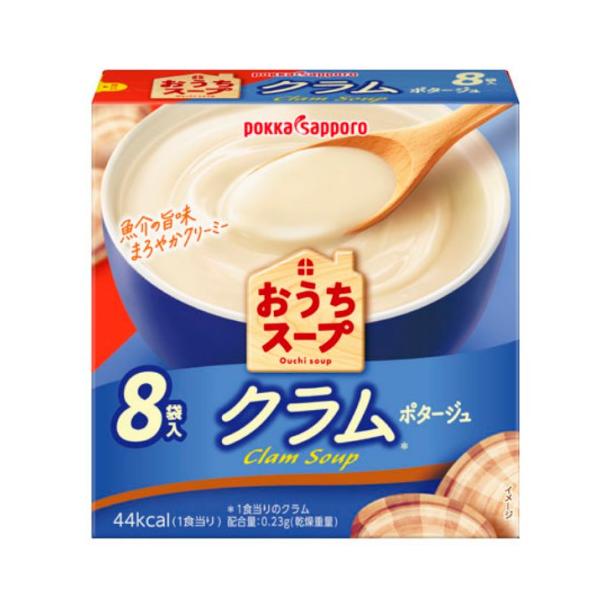 ★パッケージ・商品内容等は、予告なく変更する場合も　ございます。予めご了承ください。★当店では複数の店舗で在庫を共有しております。　在庫切れの場合もございますので予めご了承ください。【商品の特長】定番のクラムスープが手軽に楽しめるスープです...