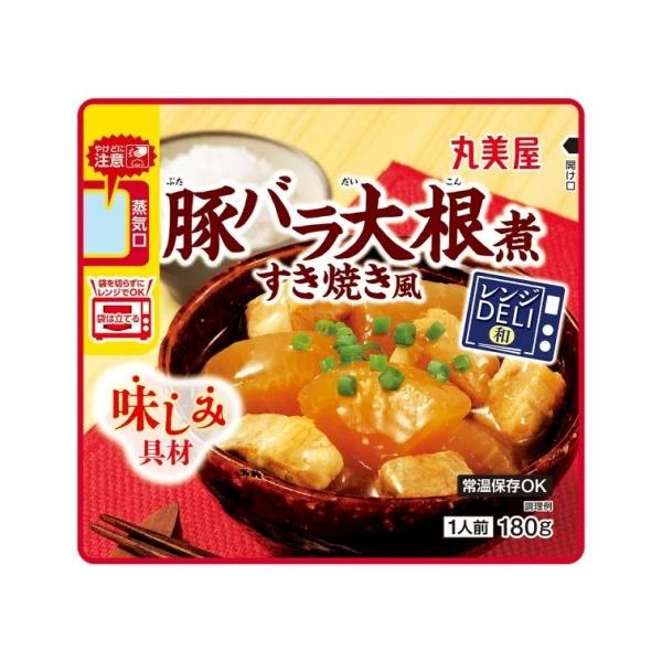 ★パッケージ・商品内容等は、予告なく変更する場合も　ございます。予めご了承ください。★当店では複数の店舗で在庫を共有しております。　在庫切れの場合もございますので予めご了承ください。【商品の特長】具材に味が染みたすき焼き風の豚バラ大根煮が、...
