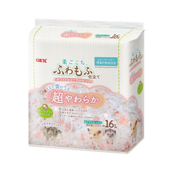 ★パッケージ・商品内容等は、予告なく変更する場合も　ございます。予めご了承ください。★当店では複数の店舗で在庫を共有しております。　在庫切れの場合もございますので予めご了承ください。【商品の特長】ふわもふ感が続く超やわらかなハムスター用床材...