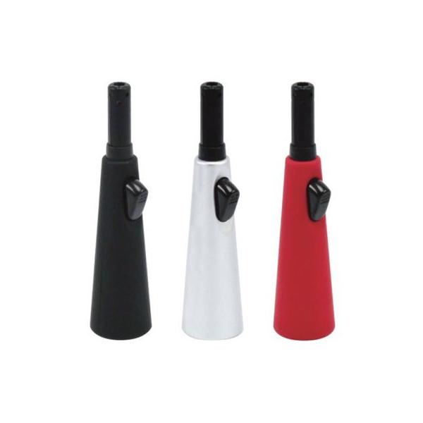 ※色の指定はできませんので、予めご了承ください。★パッケージ・商品内容等が予告なく変更する場合があります。　ご了承下さい。ガス注入式ですので繰返しご使用いただけます。2年間保証・CR規制対象外の多目的ライター。高齢者の方に優しい、軽い着火が...