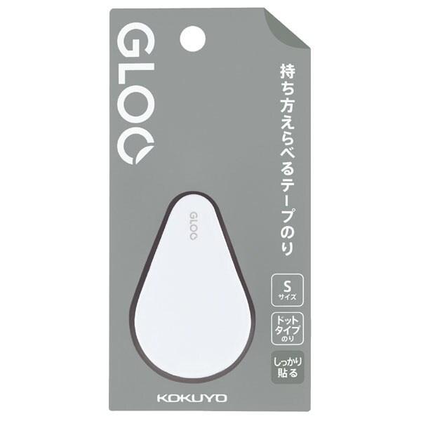 GLOO(グルー)シリーズのテープのり(しっかり貼る・Sサイズ)の本体です♪ヘッドがルーペのようにくるりと回って本体に収まることで、コンパクトに持ち運べるテープのりです。ヘッドの収納と連動して自動的にフタが閉まるため、キャップの紛失や閉め忘...