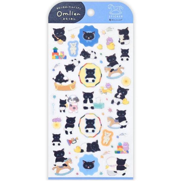 おむつを履いたエイリアン「Omlien (おむりあん)」デザイン♪とある銀河系の惑星・OM (オーエム)で暮らす生命体がおむつを履いて、ミルクを持って、木馬にのってやってきた!半透明でマットな質感の「シール」です。下地を活かせるので、手帳や...