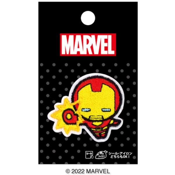 マーベル「アイアンマン」のワッペンです。お手持ちのめじるし・ワンポイントに☆アイロン接着はもちろん、アイロン接着ができない熱に弱い素材や、ビニールやステーショナリーにもご利用いただけます♪【サイズ】幅約4.2m×縦約3.7cm【概要】シール...