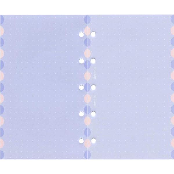 ハッピーな遊び心にあふれたデコレーションを楽しむ「decona (デコナ)」システム手帳シリーズ。mini5サイズ手帳用「リフィル」です。グラフや図形、スケッチなど幅広く使える、4.0mmの「ドット方眼」。インクがにじみにくく、特に万年筆と...