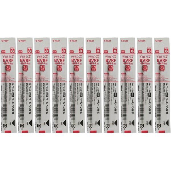 パイロットの油性ボールペンの替え芯です。アクロボール多色・多機能・ドクターグリップ4+1用です。ボール径、激細0.3mmタイプになります。【適応商品】ノック式:BAC-50MF アクロ500 激細多機能:BKHDF1SMF3 ドクターグリッ...