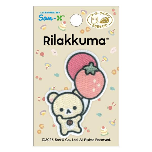 人気「コリラックマ」柄♪シンプルでかわいい「ニューベーシック」シリーズ。シール・アイロン両用タイプの「ワッペン」です。入園・入学準備の持ち物の目印としても、便利にお使いいただけます。【サイズ】約W46×H51mm【入　数】1個入【仕　様】シ...