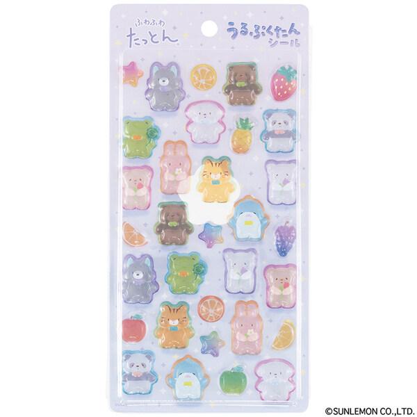 SNSでも話題の、おっとり癒し系ぬいぐるみシリーズのキャラクター♪足元のペレットで自立できるぬいぐるみ「ふわふわたっとん?」デザイン。透明感のあるぷっくり形状がかわいい「シール」です。樹脂入りの立体シールが、まるでガラスのように輝きます。シ...