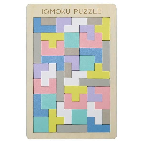 遊びながら右脳を鍛える!天然木のトレーニングパズル「イクモクパズル」です。全40ピースで作れるパズルは、完成パターン22種類!また、ピースでさまざまな形を作ったり、遊び方も色々!お子さまからお年寄りまで、頭の体操にぴったりです。【サイズ】約...