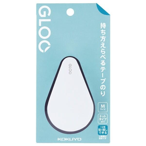 GLOO(グルー)シリーズのテープのり(貼り直しできる・Mサイズ)の本体です♪ヘッドがルーペのようにくるりと回って本体に収まることで、コンパクトに持ち運べるテープのりです。ヘッドの収納と連動して自動的にフタが閉まるため、キャップの紛失や閉め...
