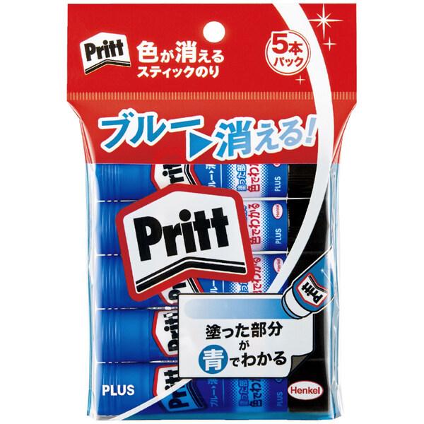 塗った部分を色で確認!塗り残しなく効率的に作業できる「カラープリット」です。小さな手でも持ちやすく、持ち運びにも便利な「レギュラー」5本入。レシートや切り抜きなど、細かいものの貼り付けに便利なサイズです。ブルーの色付きのりで、塗った部分がひ...