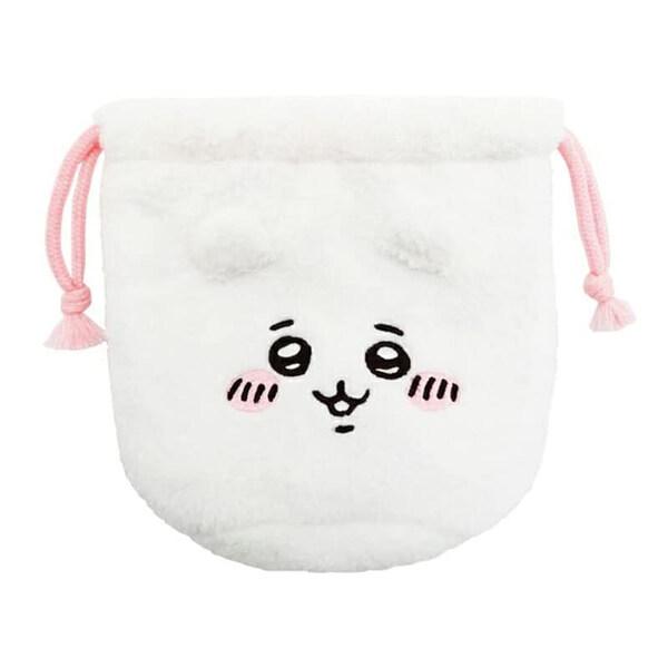 ふわふわ素材で触り心地が気持ちいい。顔型のかわいい巾着です。小物の持ち運び、バッグの整理、コスメの収納にも便利です。【サイズ】W16×H16×D1cm【材質】本体生地/短毛ファー、刺繍 内生地/ポリエステル【生産国】中国■メーカー: マリモ...