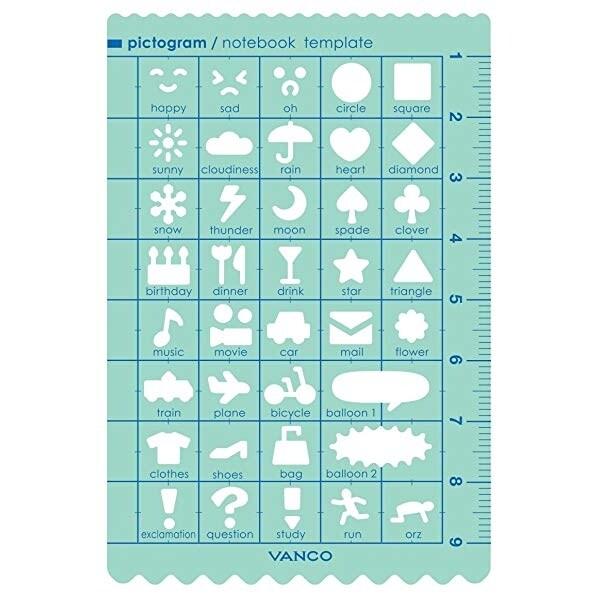 カラー:ライトブルーサイズ:縦94mm×横63mm×厚さ0.6mm重さ:約2g記号や罫線をくり返し描けるテンプレート!!スケジュールやタスクをわかりやすく管理したり、ページを楽しく彩ることができます。手帳と一緒に持ち歩きやすいコンパクトなカ...
