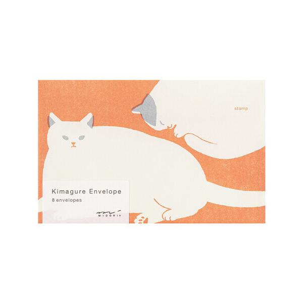 思うまま、自由に綴る、きまぐれレター♪自由でほのぼのとした雰囲気が漂う個性派「封筒」です。ちょっぴりラフなタッチで描かれたシルエットの中に、気ままに文章を綴れます。罫線を設けていないため、字の大きさや筆記具にとらわれず、文字だけでなく絵も自...