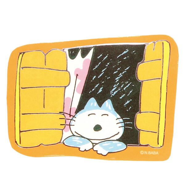 人気絵本「11ぴきのねこ」デザイン♪ニャゴニャゴとにぎやかな猫たちの、かわいらしい表情がいっぱい!銀箔押しをアクセントに、心ほぐれるデザインを採用した文具シリーズです。銀箔押しがポイントの「ステッカー」です。スマホやパソコン、スーツケースな...