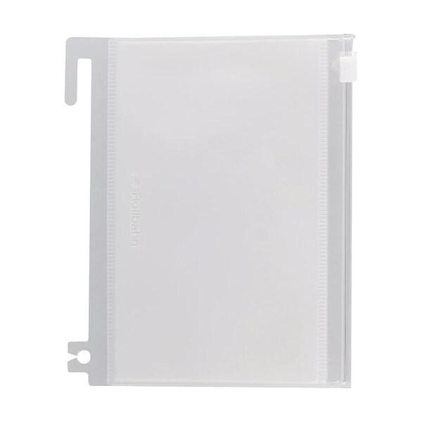 リングに取り付けて使えるロルバーン専用のスライダーケースデルフォニックスの定番、ロルバーン ポケット付メモとロルバーンダイアリーのリングに取り付けができるスライダーケース。付箋やシール、クリップなどの小物の収納に役立ちます。カラーはオリジナ...