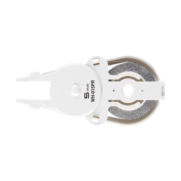 裏から見えない修正テープの交換用テープです。透けて見える不安を解消! 表からも裏からも大切な情報を守ります。【特長】1.裏から見えない修正テープ! 従来の修正テープの白色層の下に、特殊な文字パターンを印刷することで、修正前の文字を裏面から透...