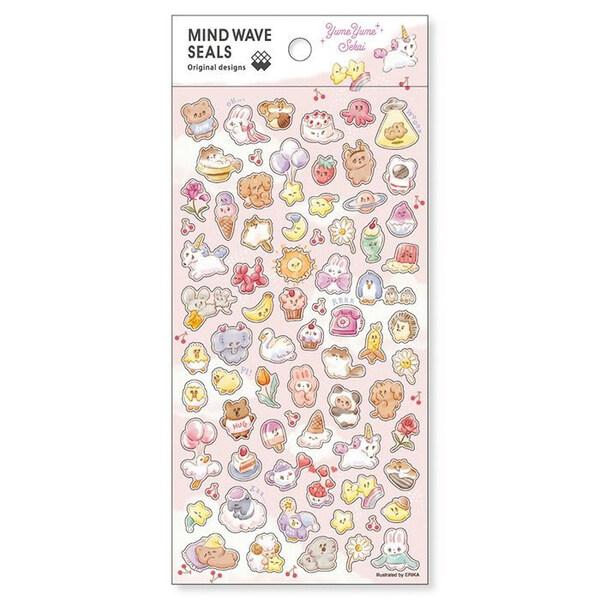 新キャラクター達のミニサイズのシールが仲間入り♪お気に入りのキャラクターがきっと見つかるはず・・・!---◆パッケージサイズ:H202×W93×D1mm◆本体サイズ:H175×W90mm◆重量:7g◆シール素材:透明■メーカー: マインドウ...