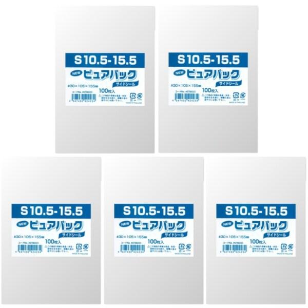つやがあり、透明度が高いOPP袋です。価格を低く抑える為、海外のフィルムを使用しています。袋の両側を熱圧着して製造する為、のりしろが発生しないので中身が綺麗に見えます。S(サイドシール)はテープが付いていない、最もスタンダードなシリーズです...