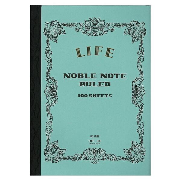 〇長くご愛用頂ける「ノーブルノート」LIFE(ライフ)、創業当時から変わることのないMade in Tokyoをお届けしている『ものづくり』の理念が凝縮した「ノーブル シリーズ」です。「ノーブルノート」の書き心地の良い本文用紙は、製造段階か...