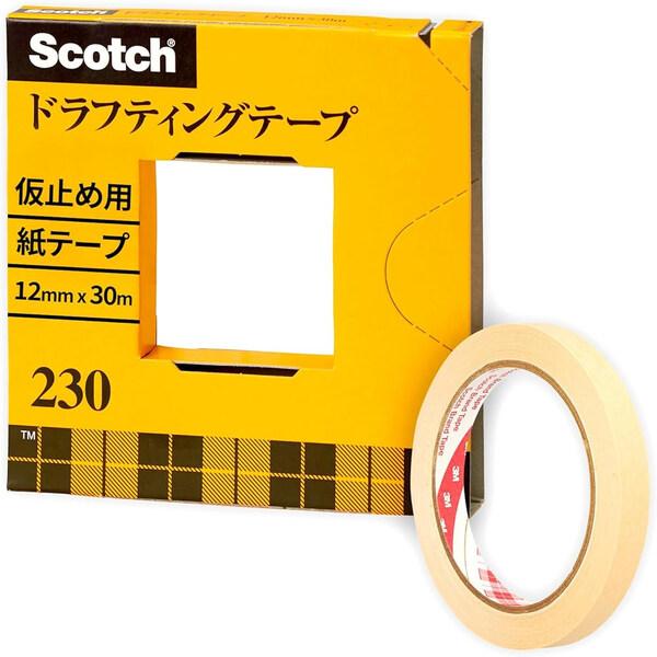 低粘着性(マスキングテープの約1/2)で、原稿や台紙を傷めずきれいにはがせるドラフティングテープ。曲線状にも貼れます。●巻芯径:大巻(76mm)●仕様:カッター付き個箱入り●サイズ:12mm×30m●個装:1巻■メーカー: スリーエム■品番...