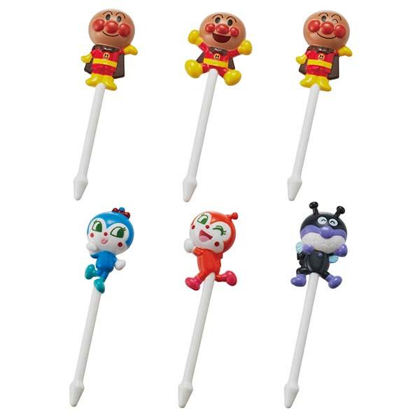 みんなだいすき「アンパンマン」♪お弁当やパーティの彩りに活躍する「ピック」です。おかずに刺すだけで簡単にキャラ弁が完成!全部違って楽しい6本入。【サイズ】・アンパンマン1=約55×15×6mm・アンパンマン2=約55×18×6mm・アンパン...