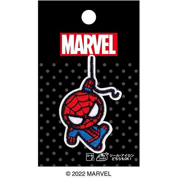 めじるし・ワンポイントに最適!MARVEL「スパイダーマン」の「シールワッペン」です。デフォルメされたデザインがかわいい!アイロン接着・シール両用タイプ。【サイズ】約高さ5.3cm※本商品はウォルト・ディズニー・ジャパン(株)と三菱商事(株...