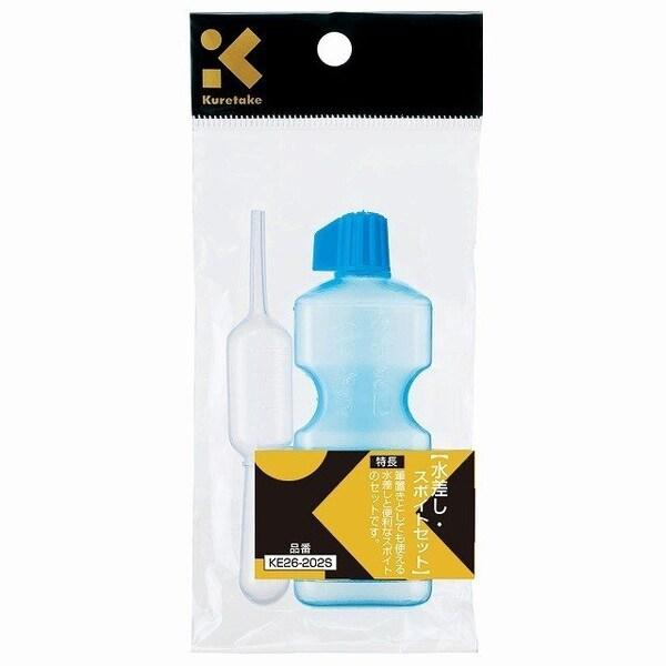 筆置きとしても使える「水差し」と、硯で墨をするときに便利な「スポイト」のセットです。【材質】PE【生産国】日本■メーカー: 呉竹■品番: KE26-202S※ご注文合計額が￥1100 (税込)以上の場合、購入いただけます。