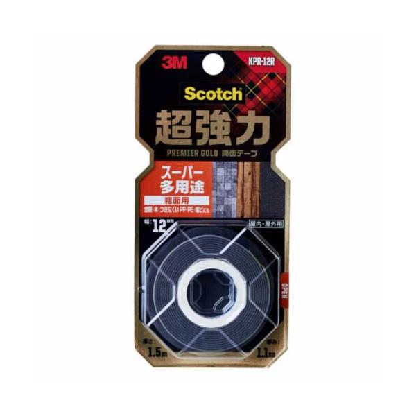 木・金属・塩ビ・プラスチックなどの接着に♪屋内屋外用「超強力両面テープ」です。従来のアクリルフォーム構造用接合テープの優れた特性に加え、粘着剤を改良することにより、素材全般に対しての粘着性を向上させた製品です。金属、木、プラスチック及び軟質...