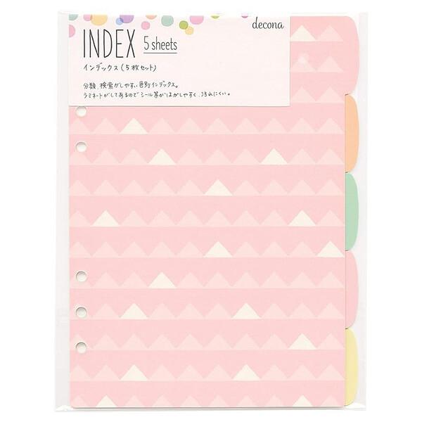 【紙を差し替えればずっと使える、システム手帳タイプのライフログノート】deconaはシステム手帳好きの女性たちのために、本体のつくりやリフィルの紙などにこだわって創り上げたライフログノートです。分類、検索がしやすい色別インデックス。ラミネー...