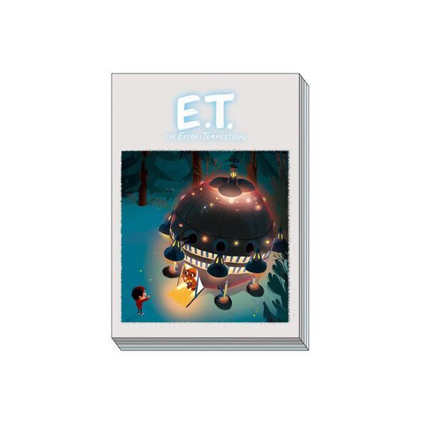 公開から約40年経った今でも愛され続ける、SF映画「E.T. (イーティー)」♪デフォルメされた、ポップでかわいいイラストに心躍る!コンパクトなA6サイズ「メモ」です。1冊で2柄が楽しめます。映画好きな方へのプレゼントにも◎【サイズ】A6 ...