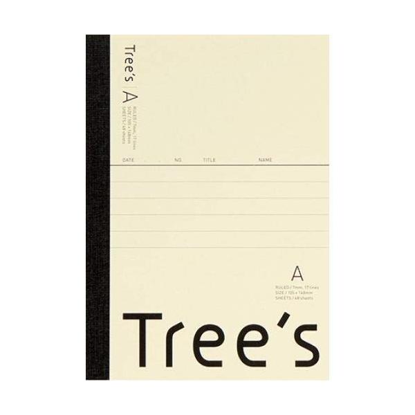 カラーを楽しむ、いつものノート「Tree's」は、いつもあなたの傍らにあるスタンダードノートです。無駄をそぎ落としたシンプルかつ実用的なデザインで、豊富なサイズ展開とカラーバリエーションで目的に合わせて使い分けできます。【特徴】・書きやすい...
