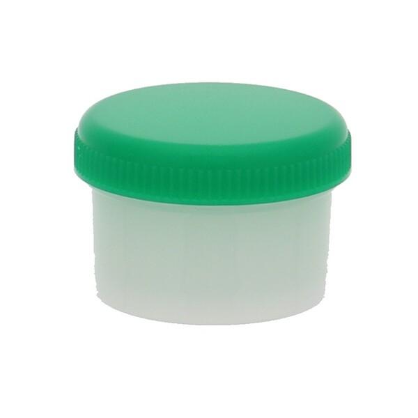 SK軟膏容器/B型6ml/緑※計量は水量表示※サイズ直径30×高さ20mm 1枚目掲載写真のサイズは販売商品とは異なります。*底部角に空気が残りにくい。*軟膏薬が最後まで取りやすい。*キャップの開閉がしやすい。各種メーカーの練機に対応ほとん...