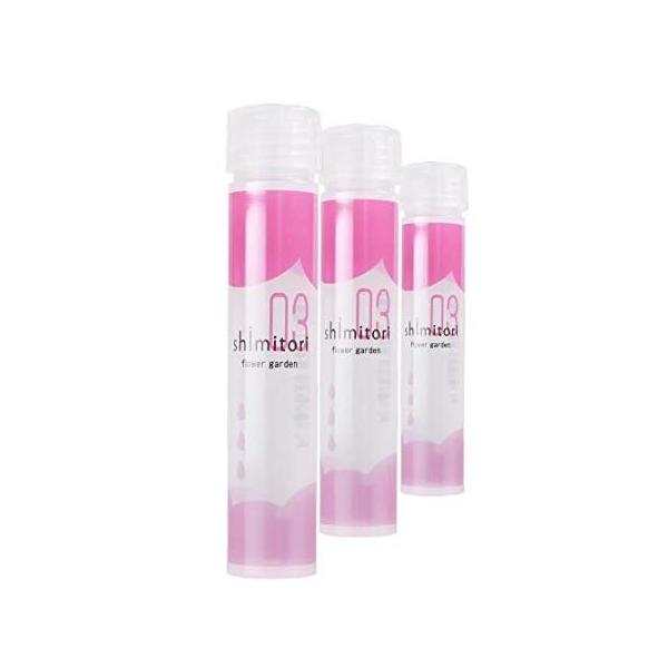 携帯できる応急処置用のシミとりペンshimitori 03 フラワーガーデンの交換用カートリッジ3本セットです。しょうゆ、ミートソース、ジュースなどのしみに対応!【7ml(3〜4回分※)×3本 shimitoriカートリッジ3本セット】※直...