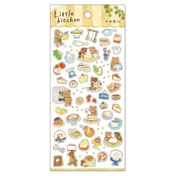 動物たちが働いている様子を描いたシールです!絵本を読んでいるような、ストーリー性のある構成に仕上げました♪マンスリー手帳にもバーチカル手帳にも使いやすいピースサイズです。---◆パッケージサイズ:H202×W93×D1mm◆シールサイズ:H...