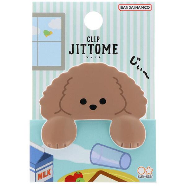 つぶらな瞳がかわいいワンちゃんデザイン♪じぃ〜っと見つめて留めてくれるクリップ「JITTOME(ジットメ)」です。ワンちゃんの前足でレシートや写真など挟むと、ちょうど持っている風に留まります。ちょこっと半立体なのもかわいい!【サイズ】本体=...