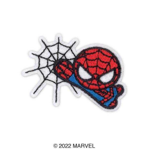 めじるし・ワンポイントに最適!MARVEL「スパイダーマン」の「シールワッペン」です。デフォルメされたデザインがかわいい!アイロン接着・シール両用タイプ。【サイズ】約3.6×4.9cm※本商品はウォルト・ディズニー・ジャパン(株)と三菱商事...