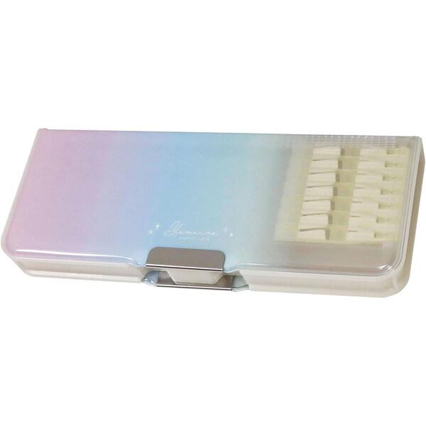 ふんわりかわいい、ゆめいろステーショナリー♪人気の2ドアコンパクトタイプ、マグネット式「筆入」です。鉛筆部分は透明なので、中身が見えて芯先も確認できます。ランドセルにぴったりサイズ。細め〜太め(7〜8mm)の鉛筆が入る鉛筆ホルダー(7本)付...