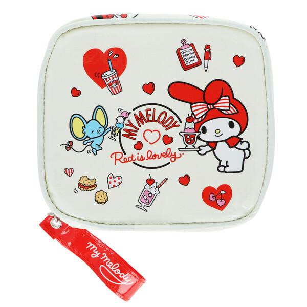 日々の生活を、お気に入りアイテムで便利&amp;ご機嫌に♪人気キャラクター文具「New Life Collection (ニューライフコレクション)」シリーズ。かわいい「マイメロディ」デザイン!大きく開いて大容量「スクエアペンポーチ」です。...