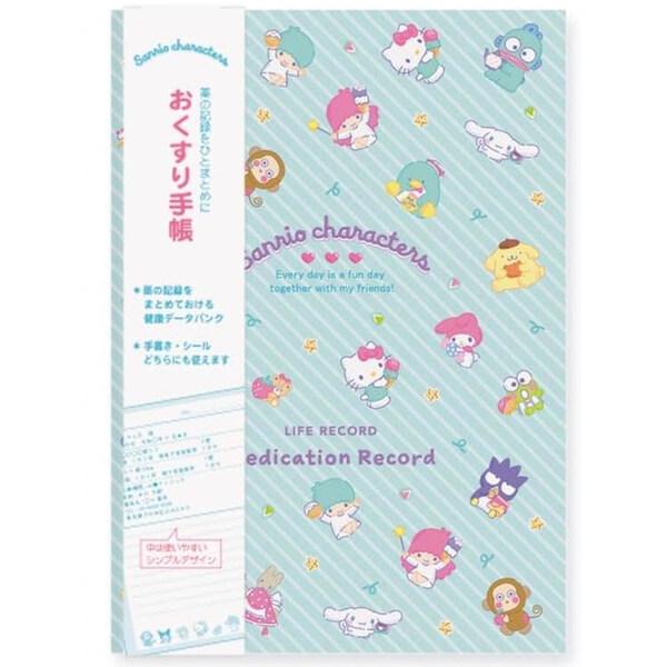 かわいい「サンリオキャラクターズ」デザイン♪家庭での整理しておきたい情報を、シーンごとに記録できる「ライフレコードノート」シリーズです。A6サイズなので、手帳と一緒に携帯できて、ちょうどいいサイズ感。「おくすり手帳」薬の記録をひとまとめに!...
