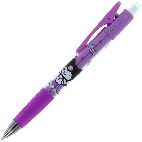 かわいい「クロミ」デザイン♪高い質感と機能を備えたシャープペン「Opt. (オプト)」です。ノック不要で芯が出る、パイロット独自の「フレフレ機構」を搭載。振るだけで芯が出るので、持ち替えることなくノンストップ筆記が可能です。カバン、ノート、...