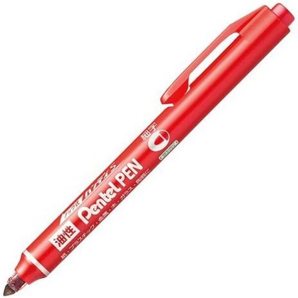 ペン先の出し入れはボールペンのようにノックするだけだからキャップをなくさない!サッと素早くマーキングできる!・キャップがなくても、ペン先が乾燥しないボールシャッター機構を採用。・クリップに挟むとペン先が戻る安心設計。・ノック式ながらも普通の...